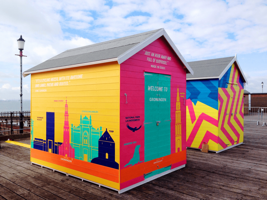 Southend Beachhut - Studio Plakband